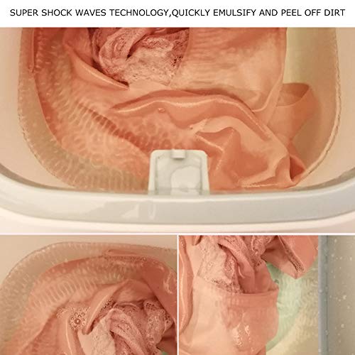 Clothes Washing Machine, Desktop 5V 18W Portable High Efficiency USB Charging Laundry Washer, for Cleaning Underwear Washing Socks Cleaning Baby Clothes