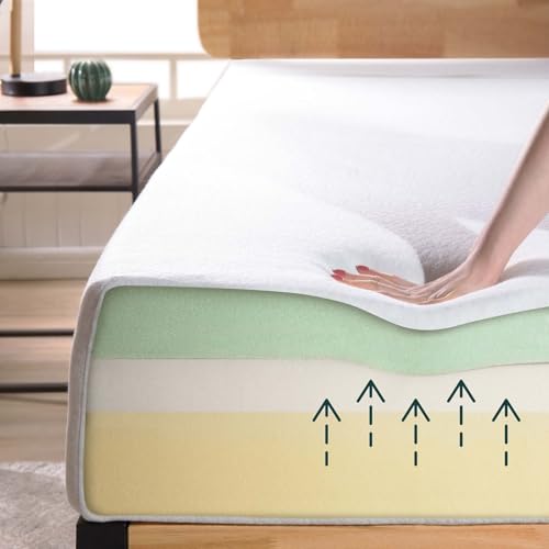 King Size Mattress, 10 Inch Cooling-Gel Memory Foam Bed Mattress in a Box for Cool Sleep & Pressure Relief, Breathable Bed Mattress with Medium Firm, CertiPUR-US Certified (10" King)