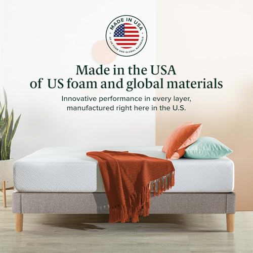 King Size Mattress, 10 Inch Cooling-Gel Memory Foam Bed Mattress in a Box for Cool Sleep & Pressure Relief, Breathable Bed Mattress with Medium Firm, CertiPUR-US Certified (10" King)