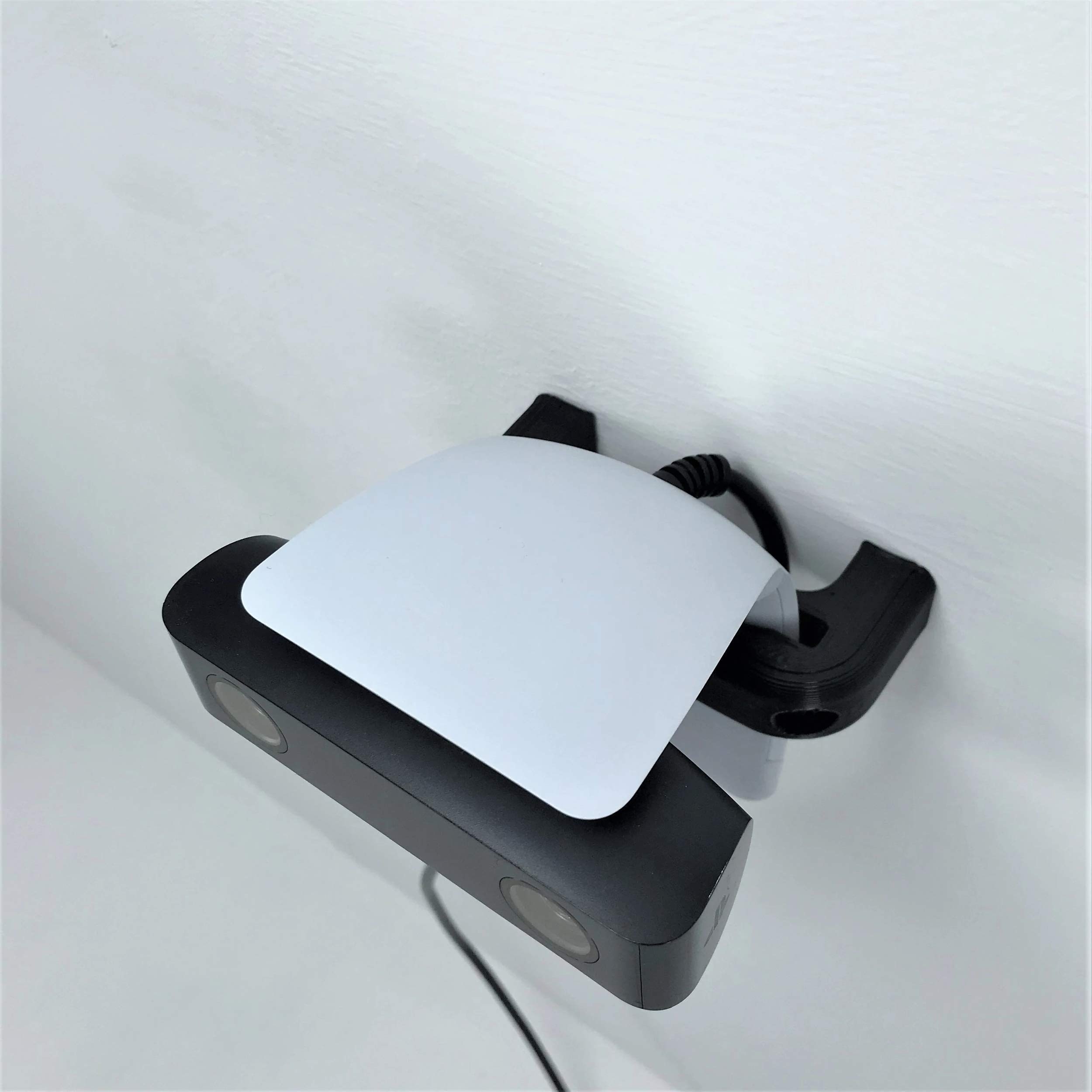 3D Cabin Wall Bracket HD Camera Wall Mount Holder Compatible with The PS5 PlayStation 5 White