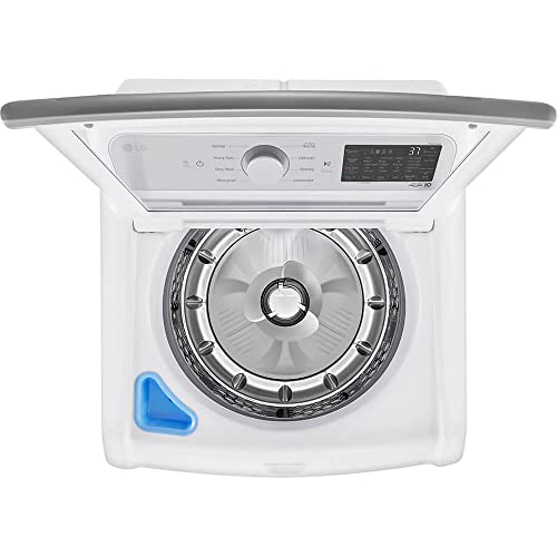 LG WT7405CW 5.3 Cu. Ft. White Top Load Washer with 4-Way Agitator & TurboWash3D Technology