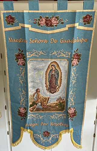Processional Banner Spanish, OLO Guadalupe and Juan Diego, Spanish language