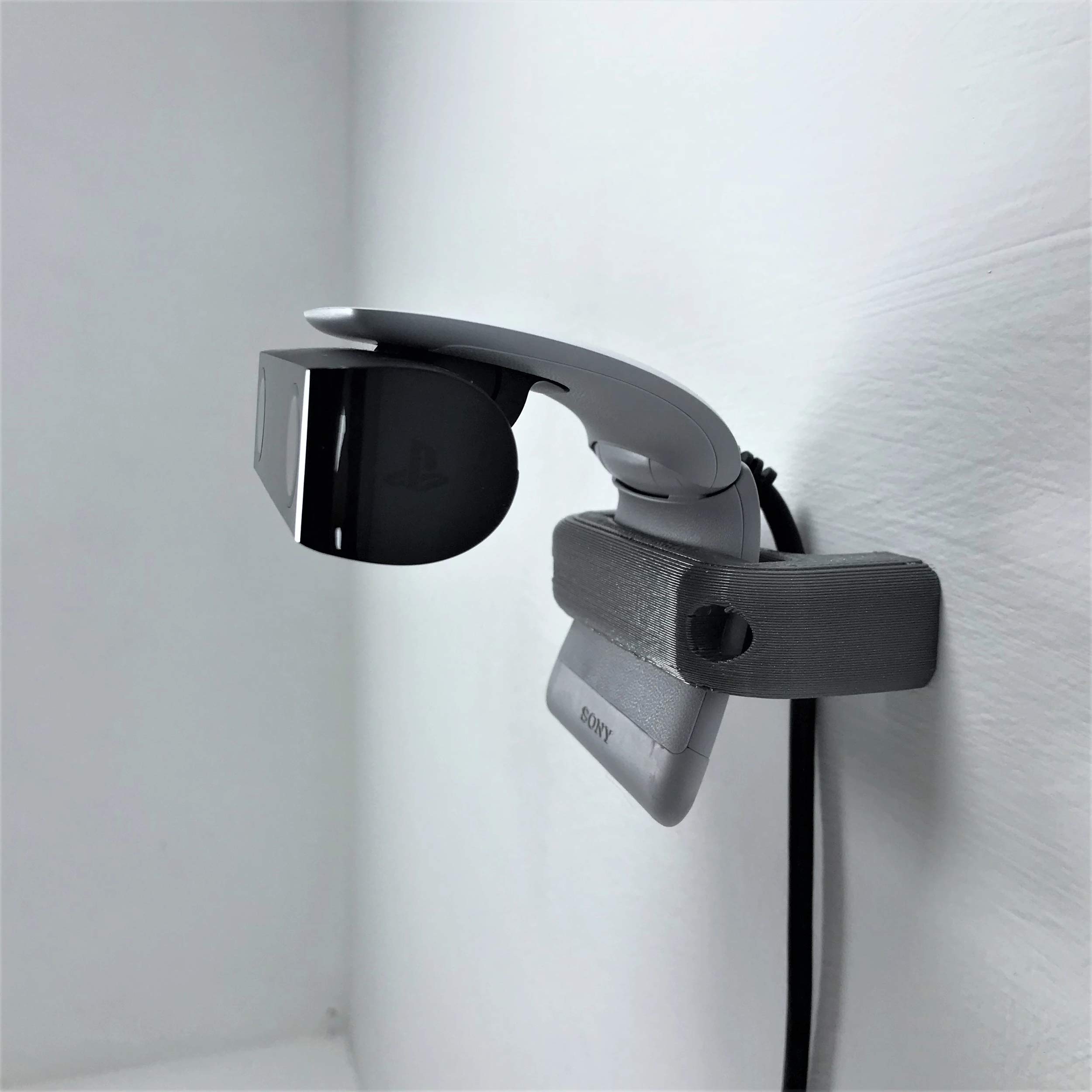 3D Cabin Wall Bracket HD Camera Wall Mount Holder Compatible with The PS5 PlayStation 5 White