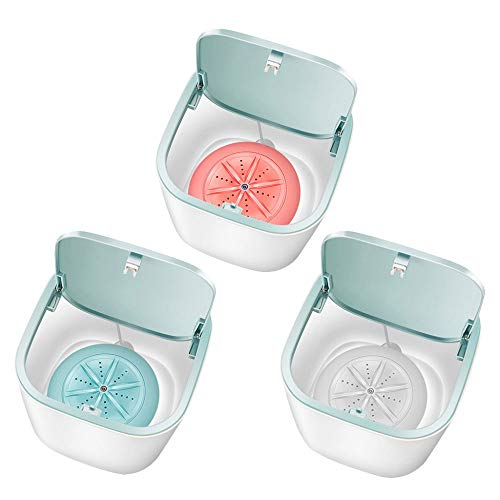 ZLXDP Mini Washing Machine Portable Personal Rotating Turbine Washer Home Business Trip Turbines Washer Convenient Laundry (Color : E)