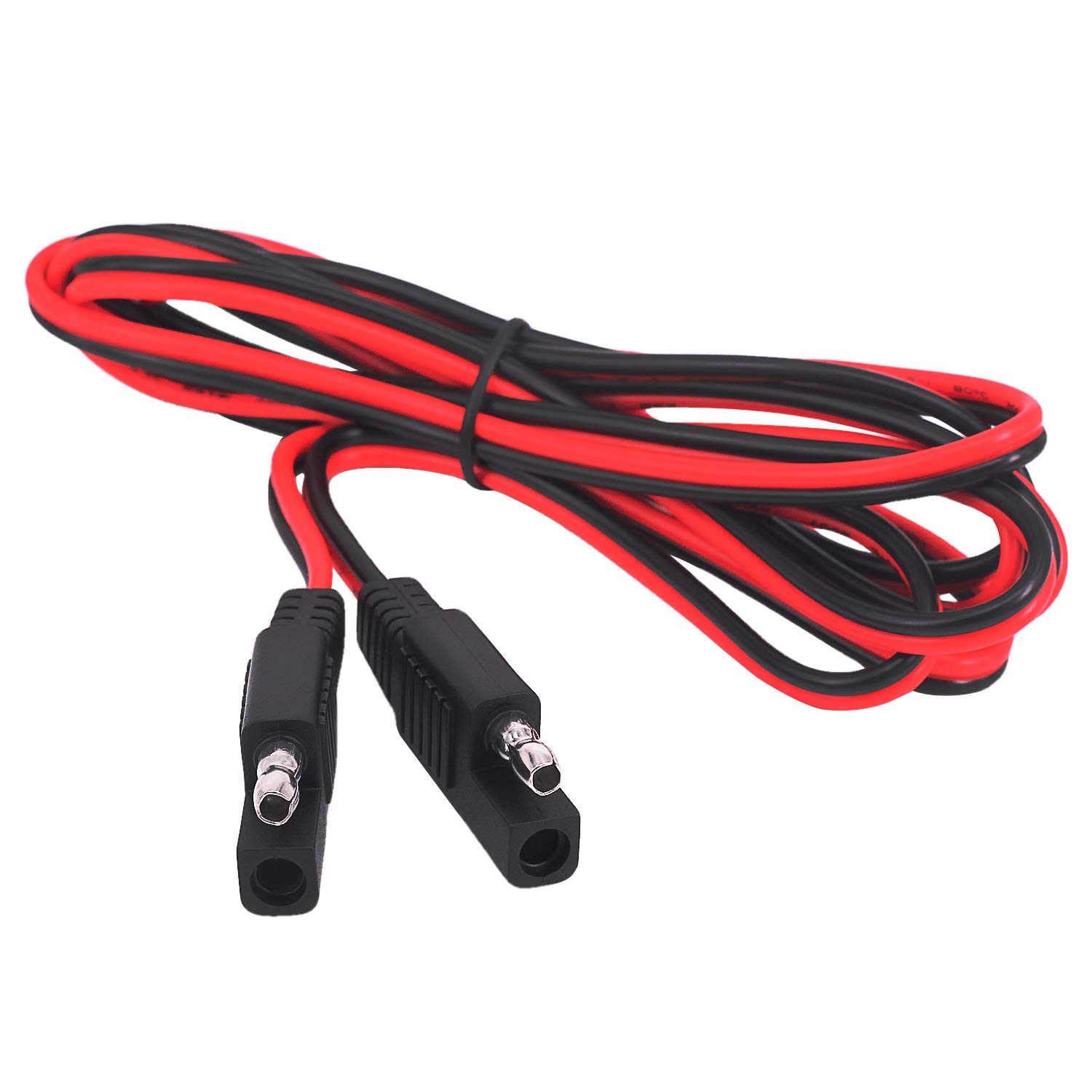 Yeebline 18AWG SAE Extension Cord, 2 Pin Cable 12V-24V Quick Disconnect DC Power Automotive Extension Cable 6 Feet for Camp Trailer Solar Panels