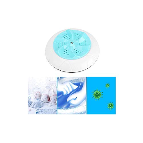 Mini Washing Machine, Portable Ultrasonic Turbine Washing, Ultrasound Turbo Washer Laundry for Travel Household (Green)