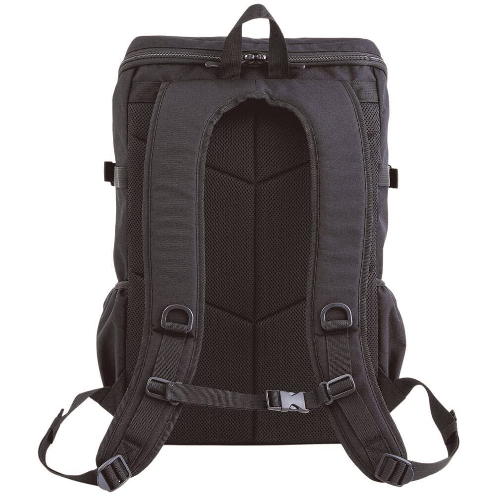 Converse C2259010 Backpack, Water Repellent, Square D Pack, Black