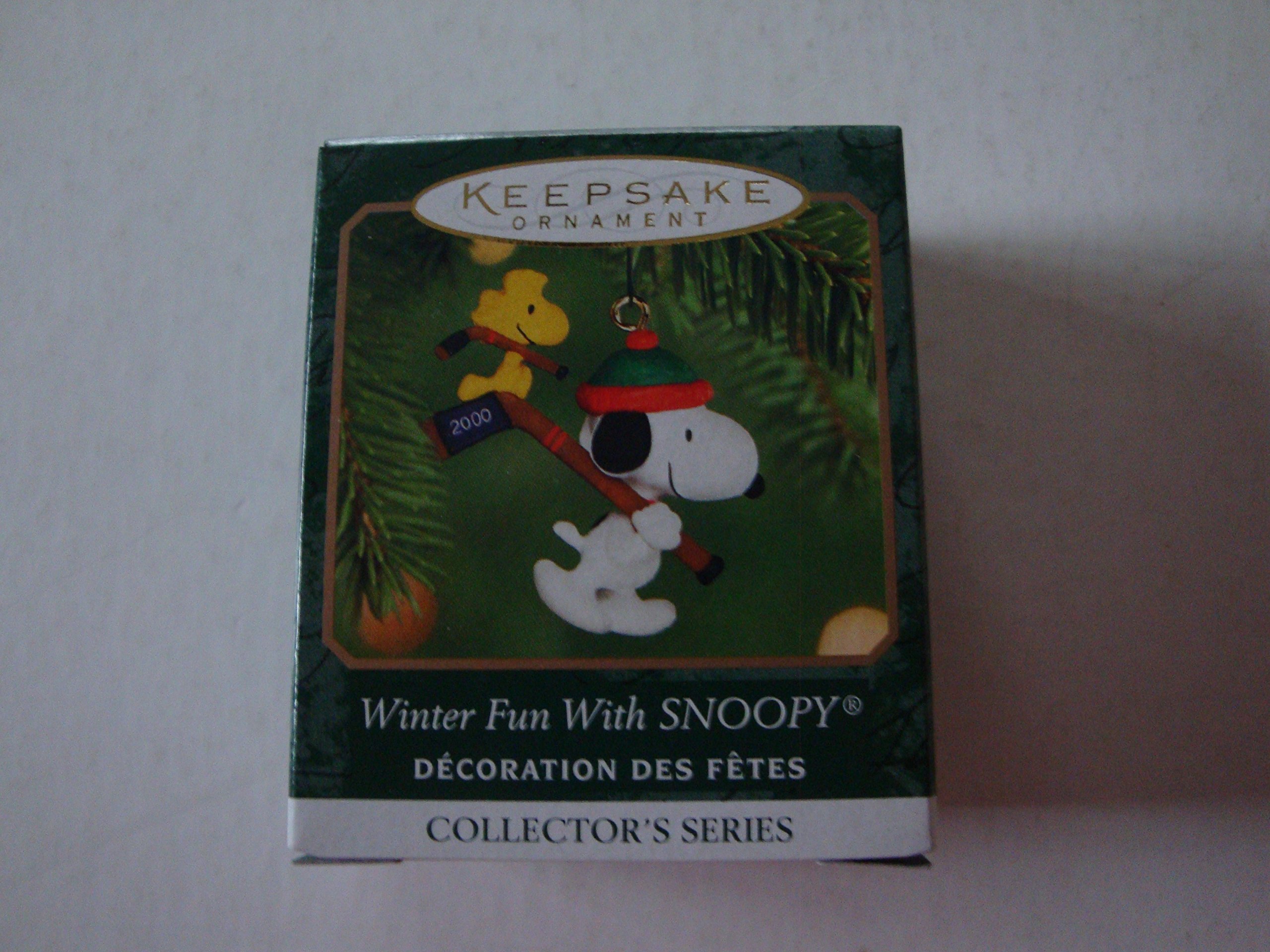Hallmark Keepsake Ornament Winter Fun With Snoopy Collector's Series
