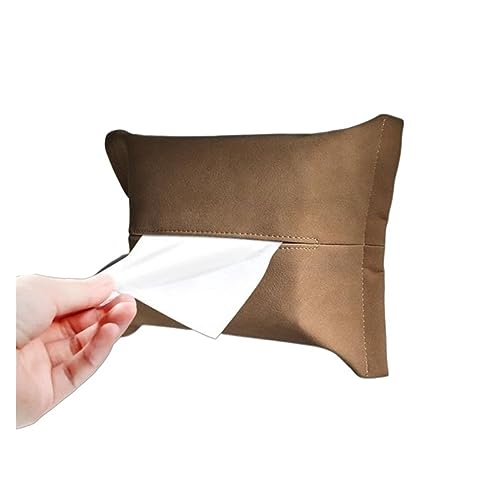 Hexeh Multifunctional Tissue Box Holder Tissue Storage Bag for Seat Accessories Tissue Storage Bag Tissue Box Decorative Napkin Holder (Color : Brown), ZHONGXIAOFEI2023