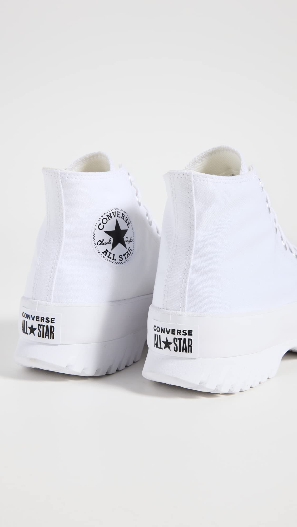 Converse Chuck Taylor All Star Lugged 2.0 Unisex, White/Egret/Black, 8.5 US Women/6.5 US Men