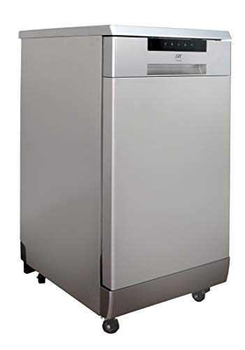 SPT SD-9263SSB 18″ Wide Portable Dishwasher with ENERGY STAR, 6 Wash Programs, 8 Place Settings and Stainless Steel Tub – Stainless Steel