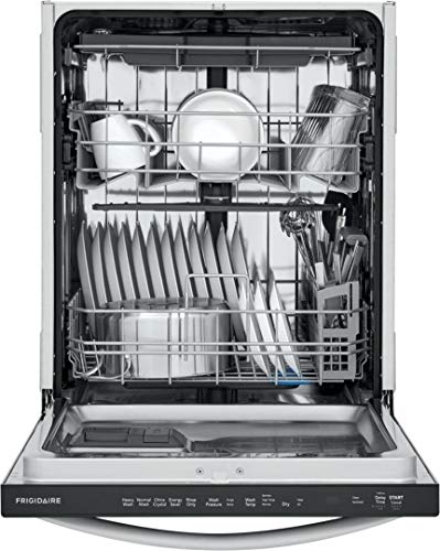 Frigidaire FDSH4501AS 24" Built In Dishwasher with 14 Place Settings, 3rd Level Rack, Energy Star, in Stainless Steel
