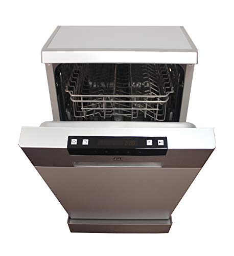 SPT SD-9263SSB 18″ Wide Portable Dishwasher with ENERGY STAR, 6 Wash Programs, 8 Place Settings and Stainless Steel Tub – Stainless Steel
