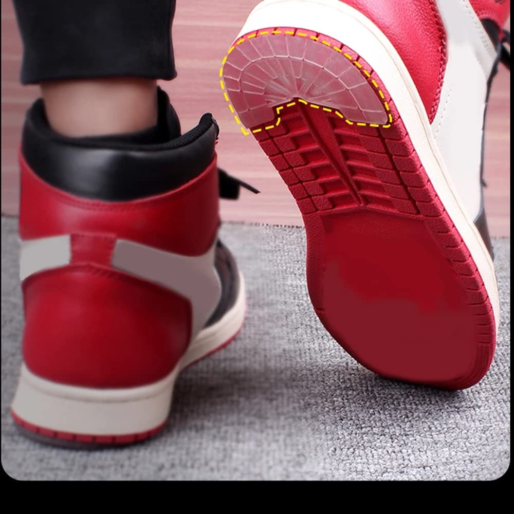 Sole Protector for Sneakers, Shoe Heel Protector Strong Self-Adhesive Repair Plates for Air Jordan Shoes Non Slip Heel Pad Sole Plates for Men and Women