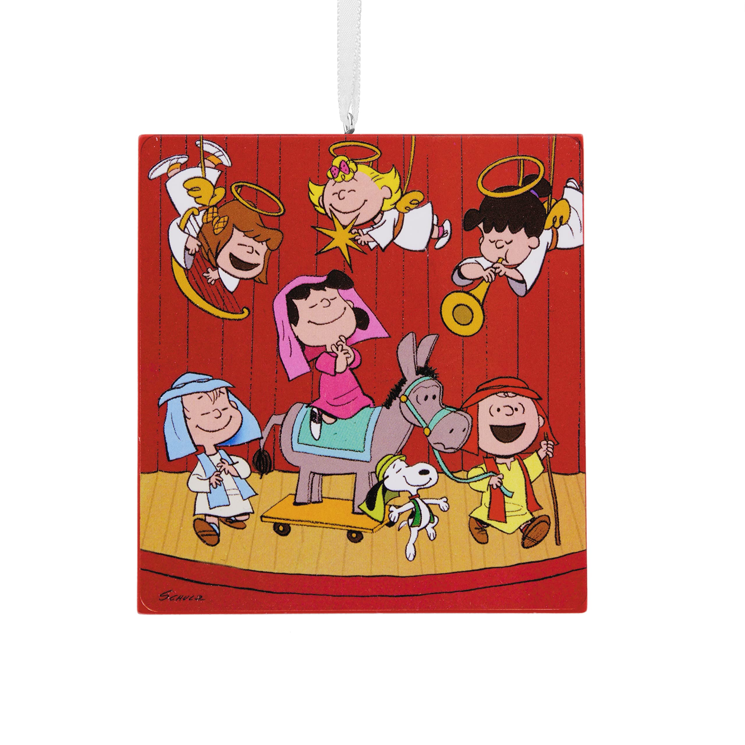 Hallmark Peanuts Gang Christmas Pageant Nativity Scene Christmas Ornament
