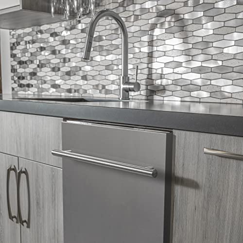 ZLINE 24 in. Top Control Dishwasher in Stainless Steel with Stainless Steel Tub