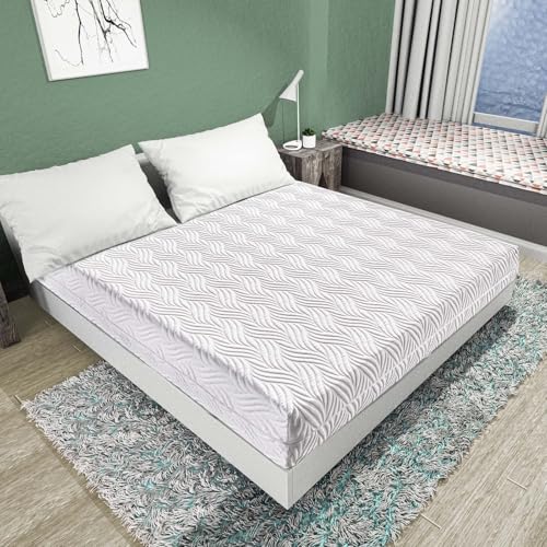 King Size Mattress, 10 Inch Gel Memory Foam Mattress in a Box for Cool Sleep, Medium Firm Mattress for Pressure Relief, CertiPUR-US Certified, Made in USA (King)