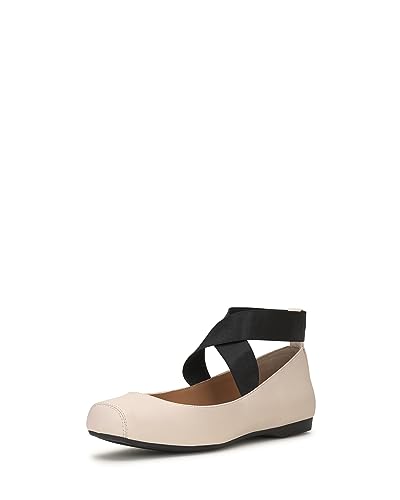 Jessica Simpson Women's Mandalaye Ballet Flat, Chalk, 9