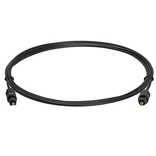 Car Audio Cable Compatible Adapter Stereo Jack Cables LTra5jCCun, 7.1 Surround Sound Fiber Optical Digital Toslink Audio Practical Cable Speaker TV Cord - Black 1M