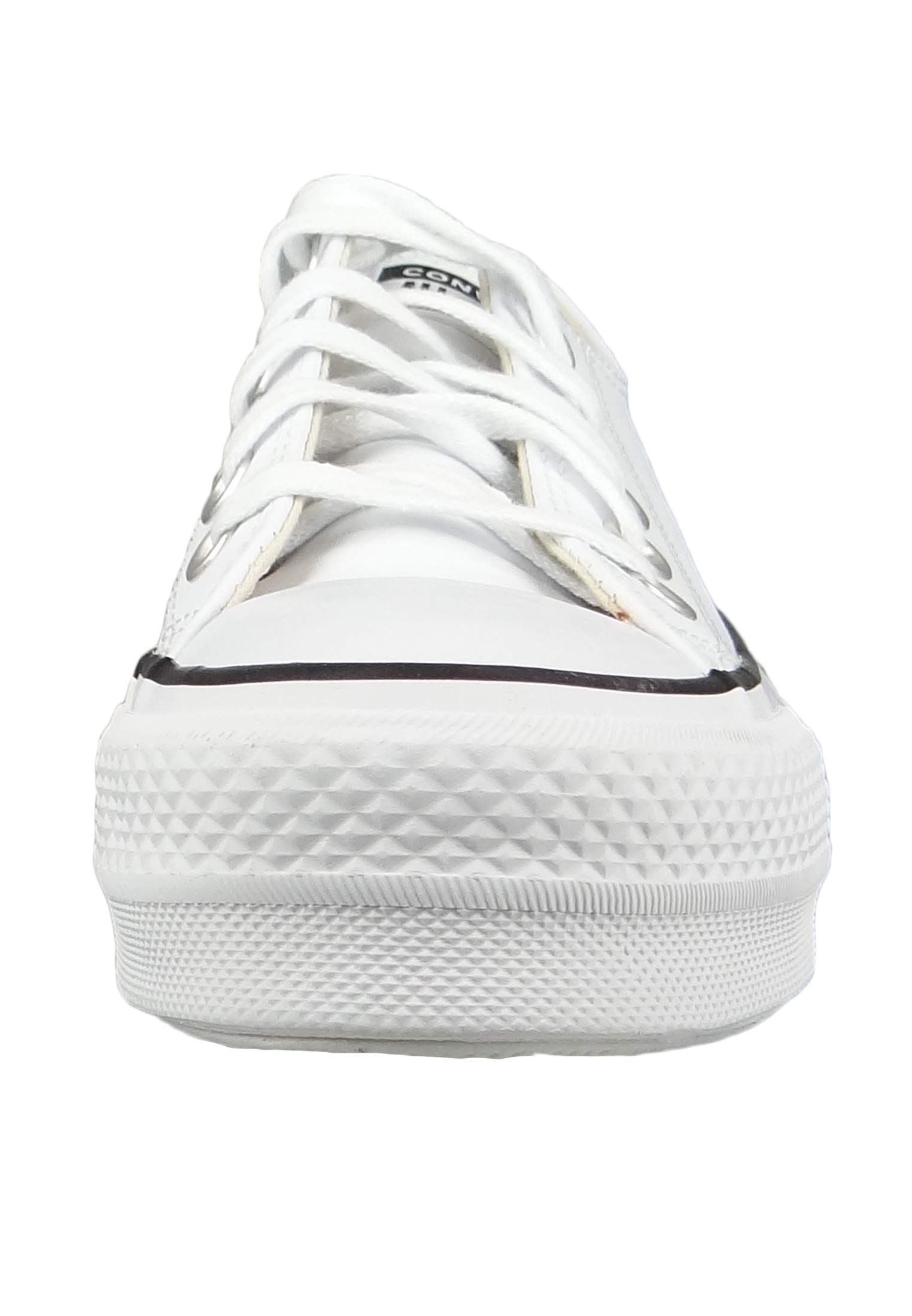 Converse Women's Chuck Taylor All Star Lift Clean Sneaker, White/Black/White, 7.5 M US