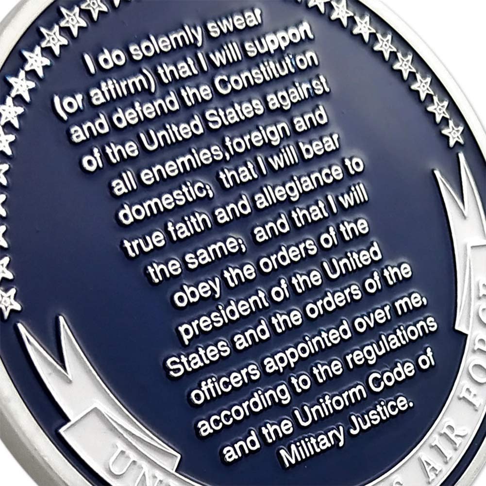 US Air Force Oath Challenge Coin for Airman's Gifts