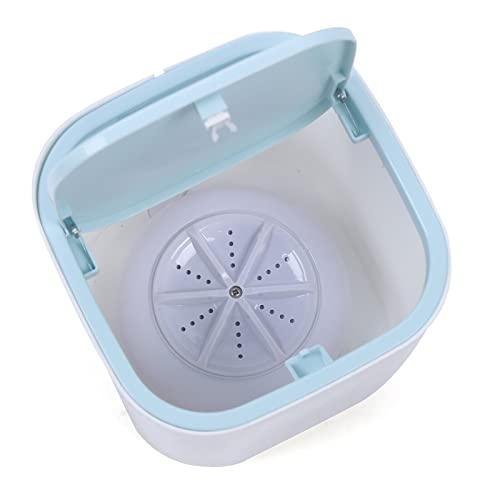 Mini Electric Washing Machine Lightweight Compact Washer Traveling Washer, Electric Compact Laundry Machines Durable Design Washer Energy Saving, Rotary Controller