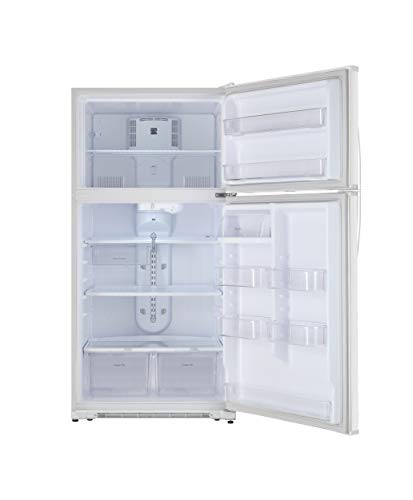 Kenmore Top-Freezer Refrigerator with LED Lighting and 20.8 Cubic Ft. Total Capacity, White
