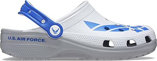 Crocs Unisex Classic United States Military Clogs, Air Force, 12 Women/10 Men