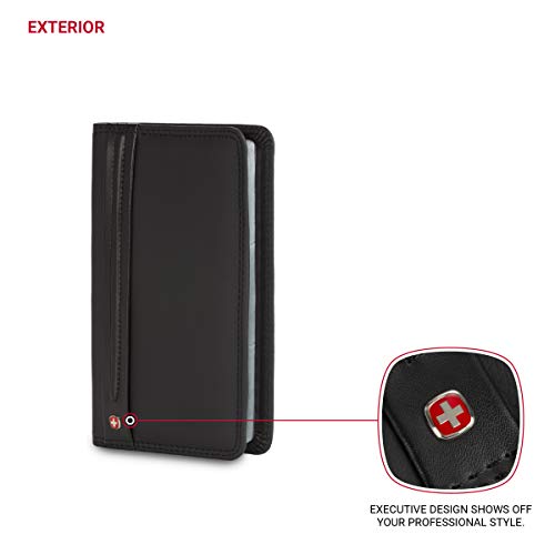 Wenger Luggage Diplomat Personal Card File 156, Black, One Size