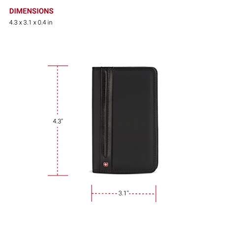 Wenger Luggage Diplomat Personal Card File 156, Black, One Size