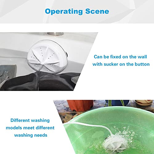 Mini Dishwasher Portable Ultrasonic Intelligent Dishwasher, USB Ultrasonic Dishwasher Household Electric Dishwasher Vegetable Fruit Ultrasound Wave Vibration Washing Machine (3in1)