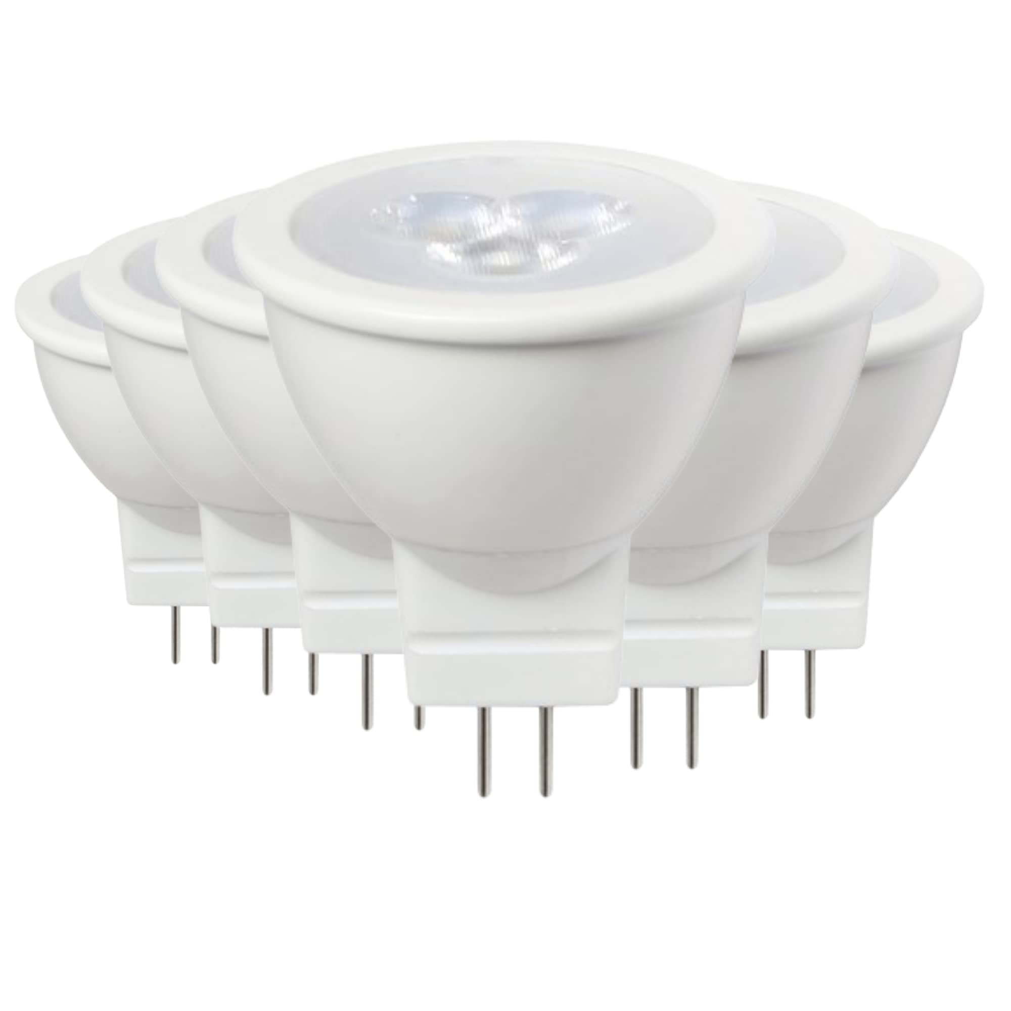 Kichler #12205 5W 12V MR11 Soft White 3000K LED Light Bulb 356L Indoor & Outdoor, Residential & Commercial 6 Count