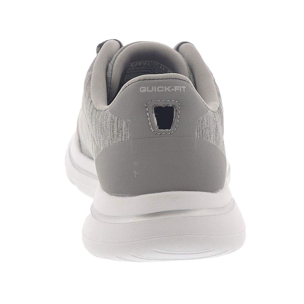 Skechers Women's Go Walk 5 True Sneaker, Grey, 8.5 Wide