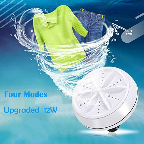 Mini Dishwasher Portable Ultrasonic Intelligent Dishwasher, USB Ultrasonic Dishwasher Household Electric Dishwasher Vegetable Fruit Ultrasound Wave Vibration Washing Machine (3in1)