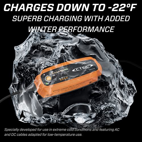 CTEK (56-958) MUS 4.3 POLAR 12 Volt Fully Automatic Extreme Climate 8 Step Battery Charger