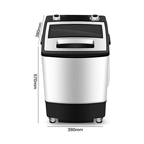 ZLXDP Small Mini Washing Machine Home Double Barrel Semi-Automatic Portable with Dehydration Spin Dry Washer Household Appliances