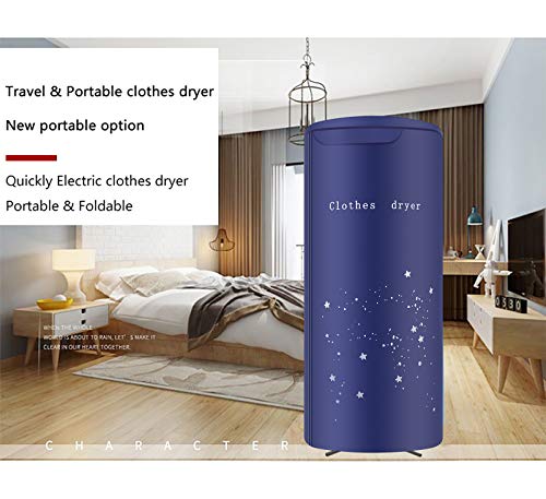Clothes Dryer Portable Travel Mini 900W dryer machine,Portable dryer for apartments,Nekithia New Generation Electric Clothes Drying