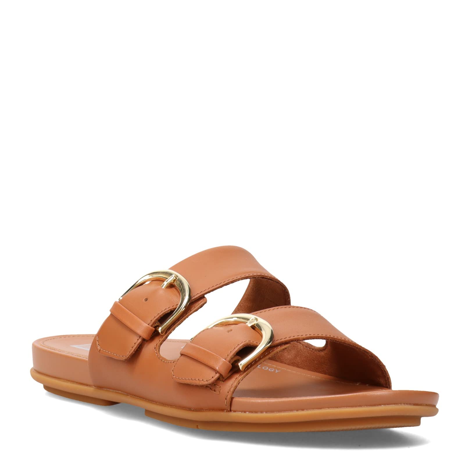 Fitflop Women's Slide Sandals, Light Tan, 7