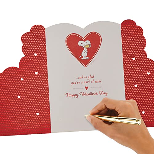 Hallmark Peanuts Valentine's Day Card (Snoopy Hugging Woodstock)