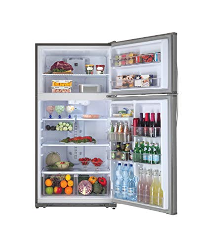 Kenmore Top-Freezer Refrigerator with LED Lighting and 20.8 Cubic Ft. Total Capacity, Stainless Steel