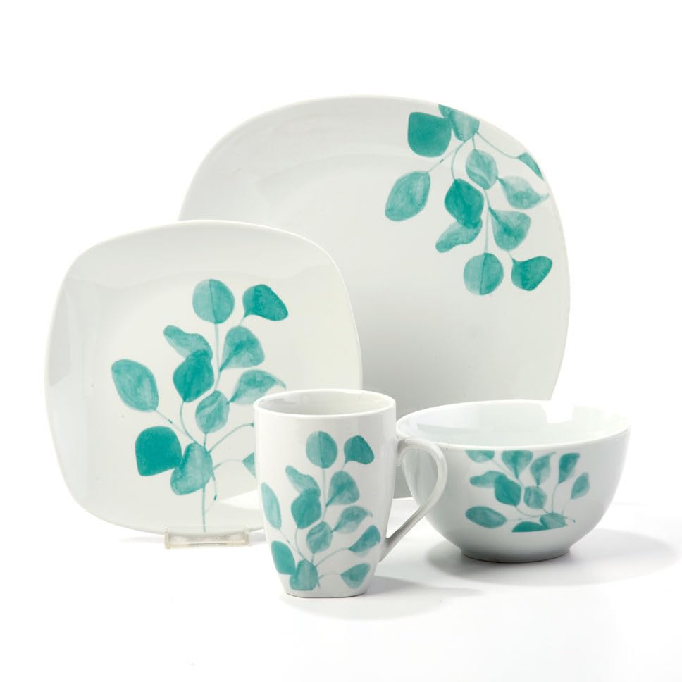 Ceramic Dinnerware, Corelle plates, Kitchen set, Corelle plates set, Plates set, Dinnerware Set of 16