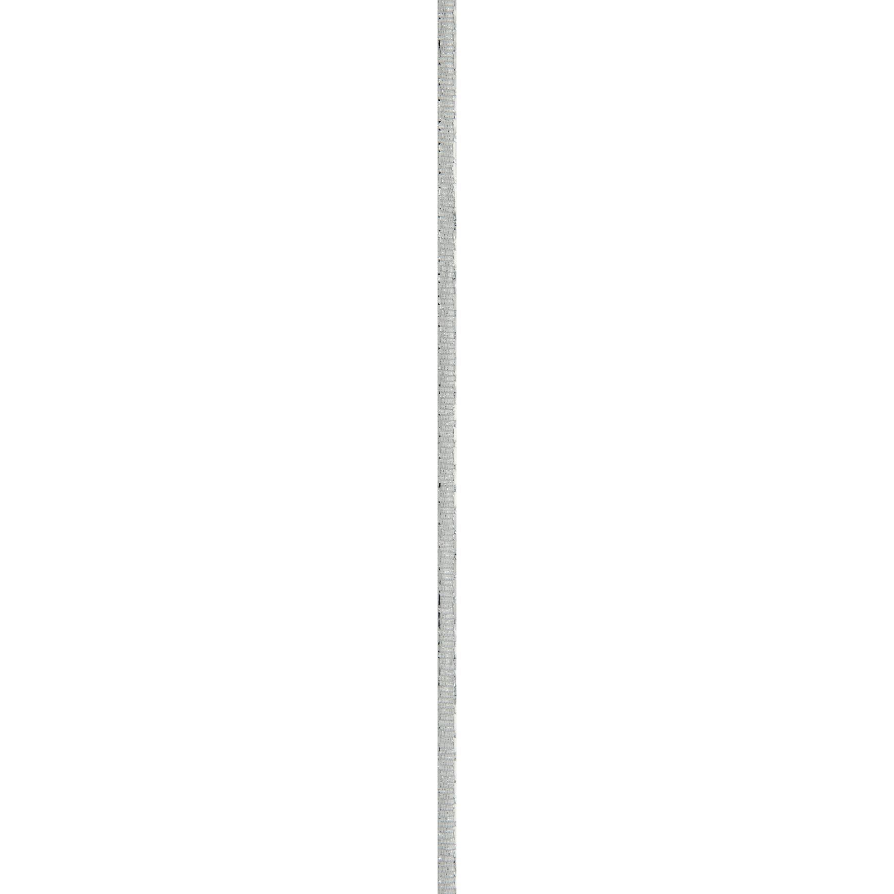 Offray 1/8" Wide Galena Craft Ribbon, 5 Yards, Silver