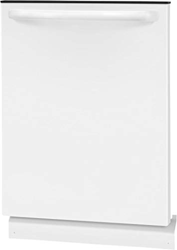 Frigidaire FFID2426TW 24 Energy Star Certified Built-In Dishwasher with OrbitClean Spray Arm Heated Dry 4 Cycles Delay Start and 14 Place Settings in White