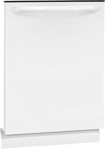 Frigidaire FFID2426TW 24 Energy Star Certified Built-In Dishwasher with OrbitClean Spray Arm Heated Dry 4 Cycles Delay Start and 14 Place Settings in White