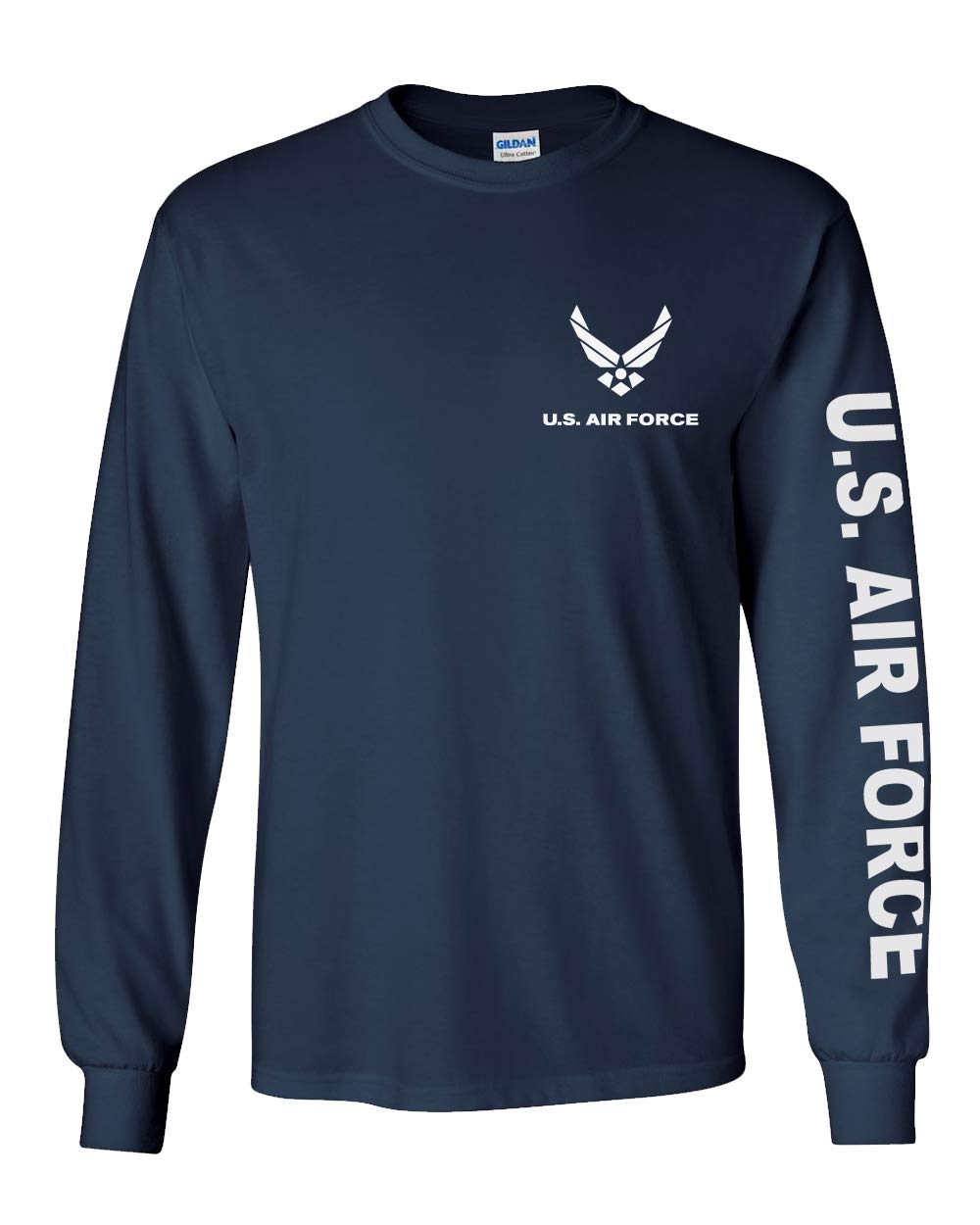 Officially Licensed United States Air Force Long Sleeve T-Shirt (Navy Blue, Medium)