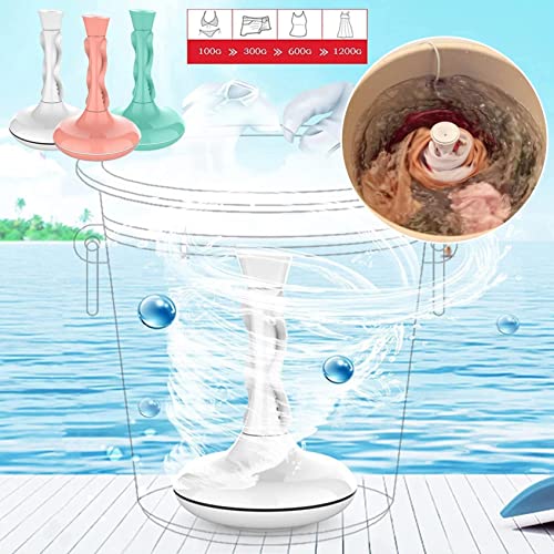 Portable Washer ,USB Mini Washing Machine ,High-Power Turbine Washing, For Travel Business Trip Or College Rooms,Apartment, Camping, Dorms and RV (white)