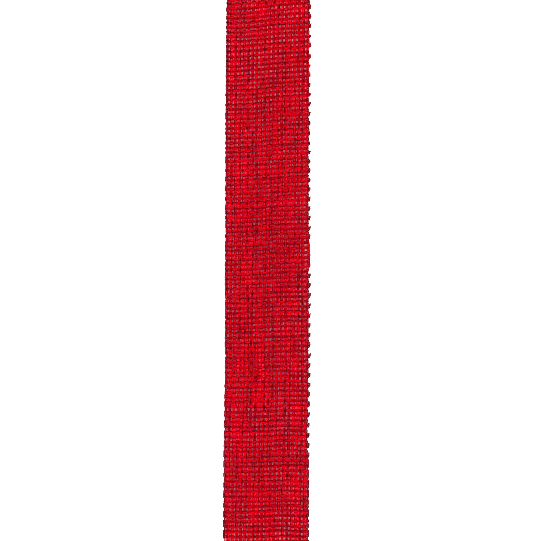 Berwick Offray 7/8" Wide Rustic Saddle Polyester Ribbon, Red, 3 Yards