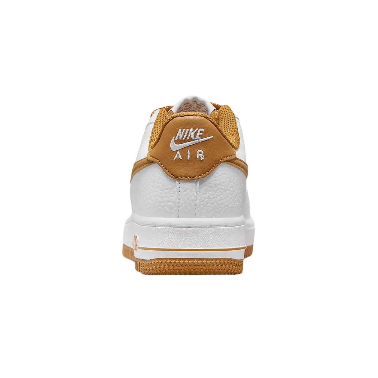 Nike Air Force 1 GS White/Desert Ochre Size 6.5 6.5 Big Kid