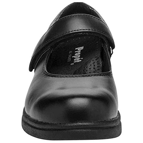 Propét Women's Mary Jane Walker,Black Smooth,7.5 W