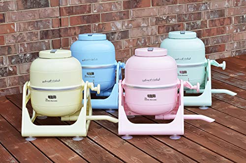 WonderWash - The Laundry Alternative, Portable Non-Electric Manual Clothes Washer, Durable, Compact, and Easy to Use, Mini Washing Machine, Energy Saving, Retro Design, Manual Washing Machine